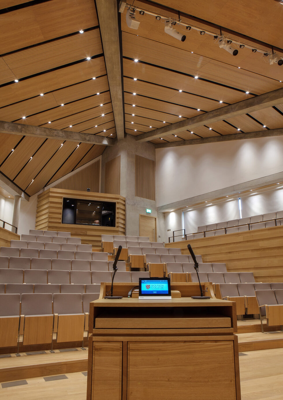 Wolfson College Acoustic Ceiling - LSA Projects Ltd